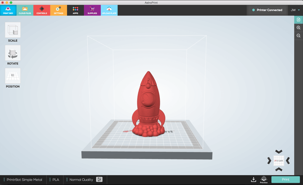 AstroPrint’s 3D Printing App Allows you to Rotate, Scale and Multiply ...