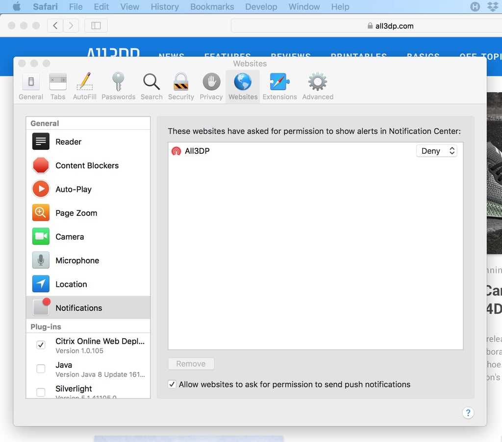 Push Notifications | All3DP