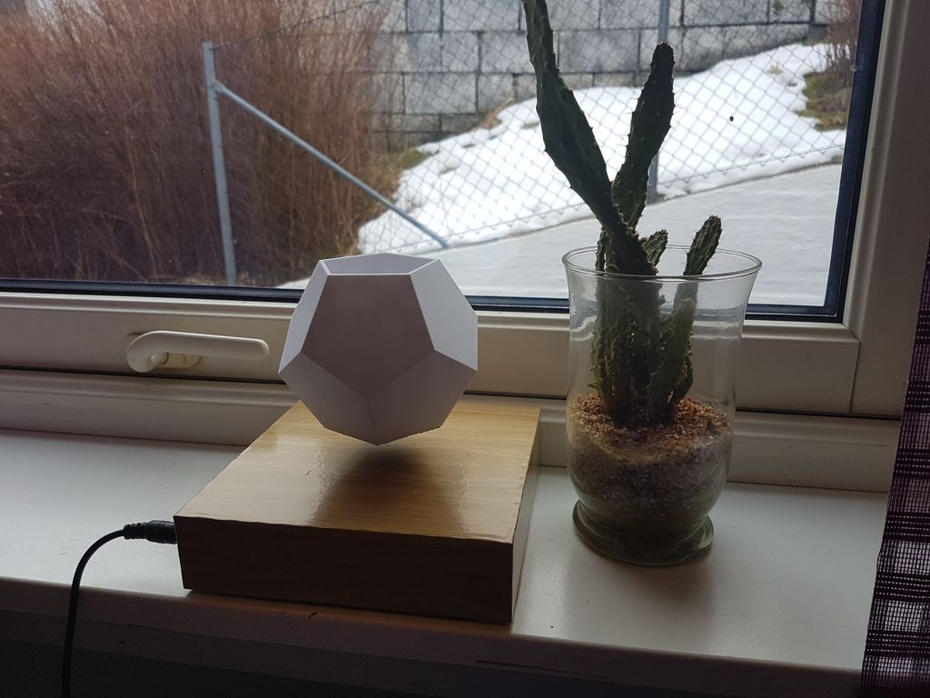 [Project] 3D Printed Levitating Plant | All3DP