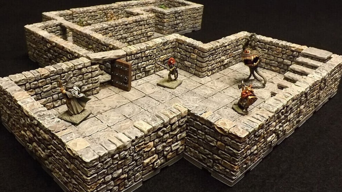 Dragonlock: 3D Printable Dungeon Terrain for Roleplaying Games | All3DP