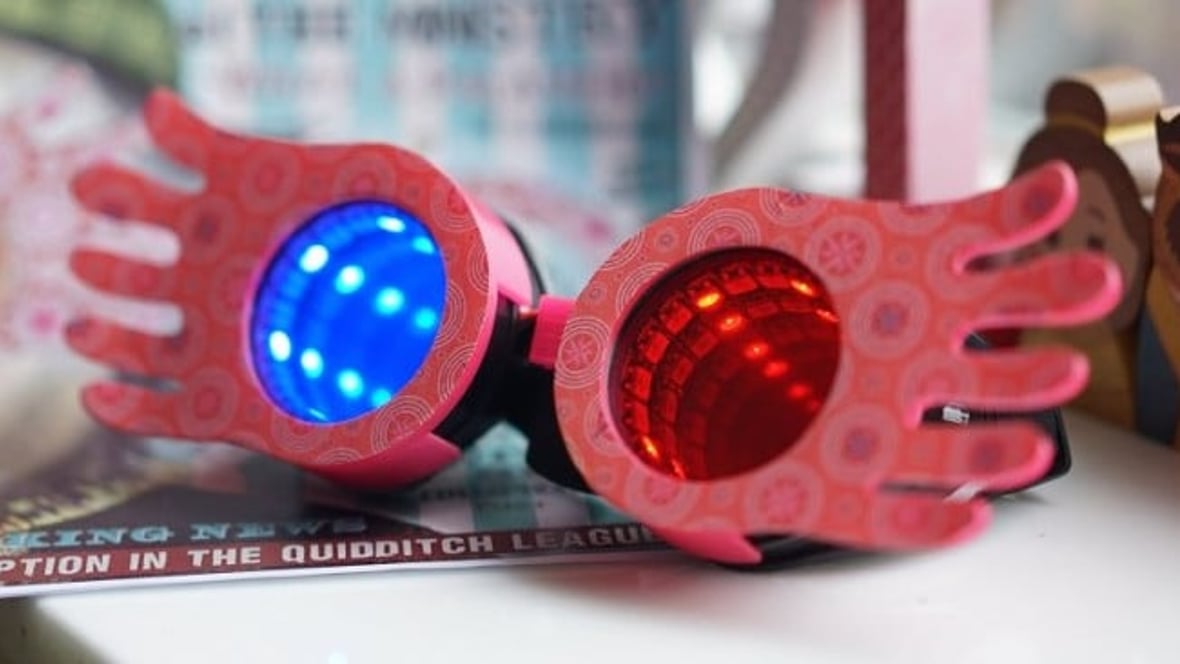 [Project] 3D Printed Harry Potter Spectrespecs with LED Lights | All3DP