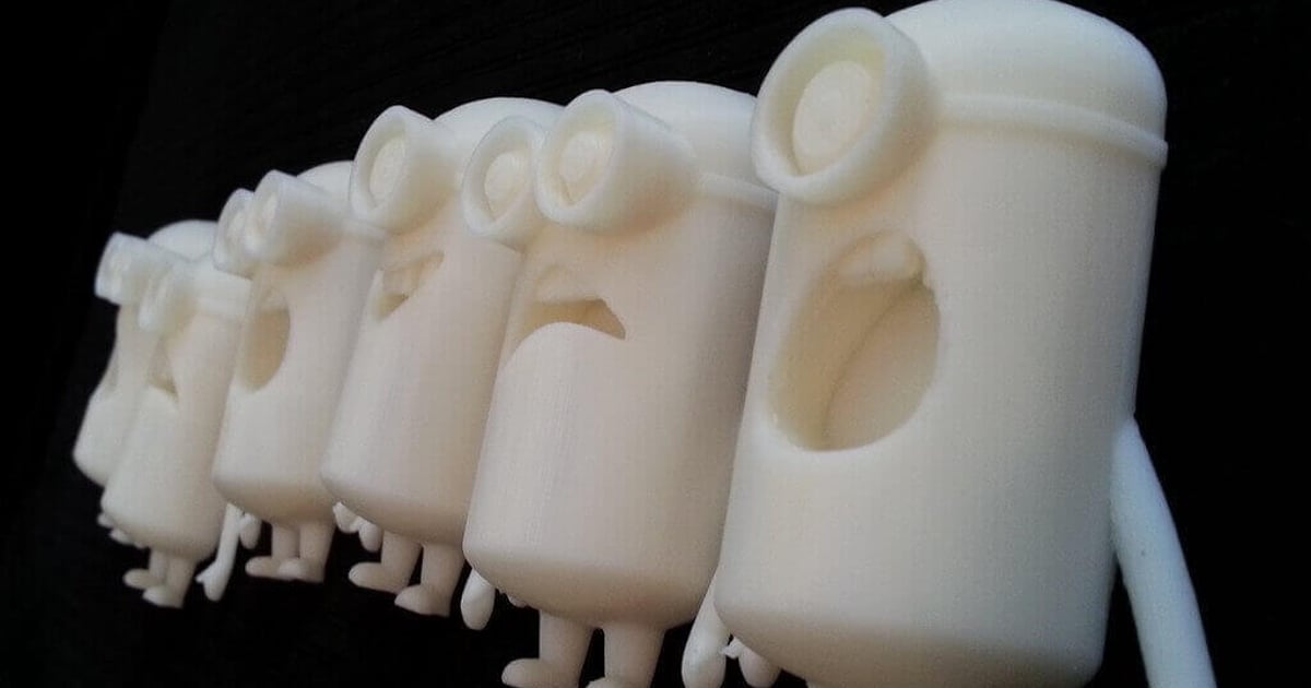 3D Printed Minions with Customisable Expressions | All3DP