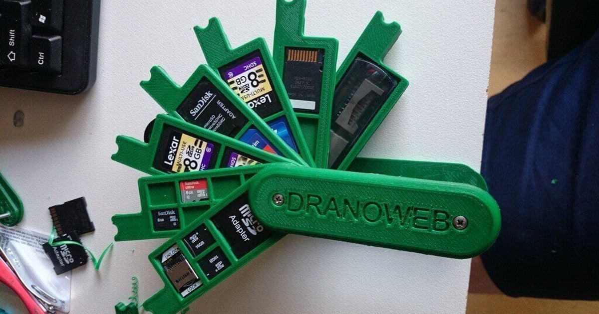 12 Awesome DIY SD Card Holders & SD Card Cases to 3D Print | All3DP