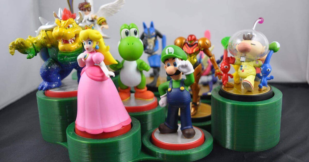 10 Awesome Amiibo Stands & Display Cases to 3D Print | All3DP