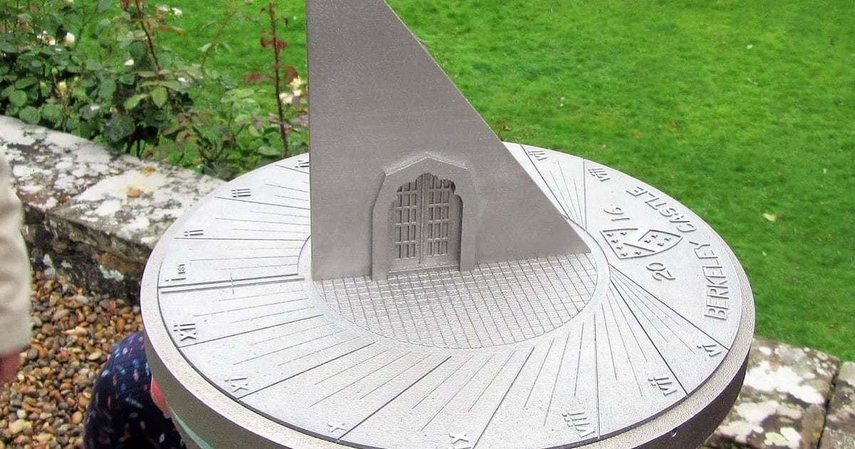 Renishaw Metal 3D Printed Sundial Installed in Berkeley Castle Gardens ...