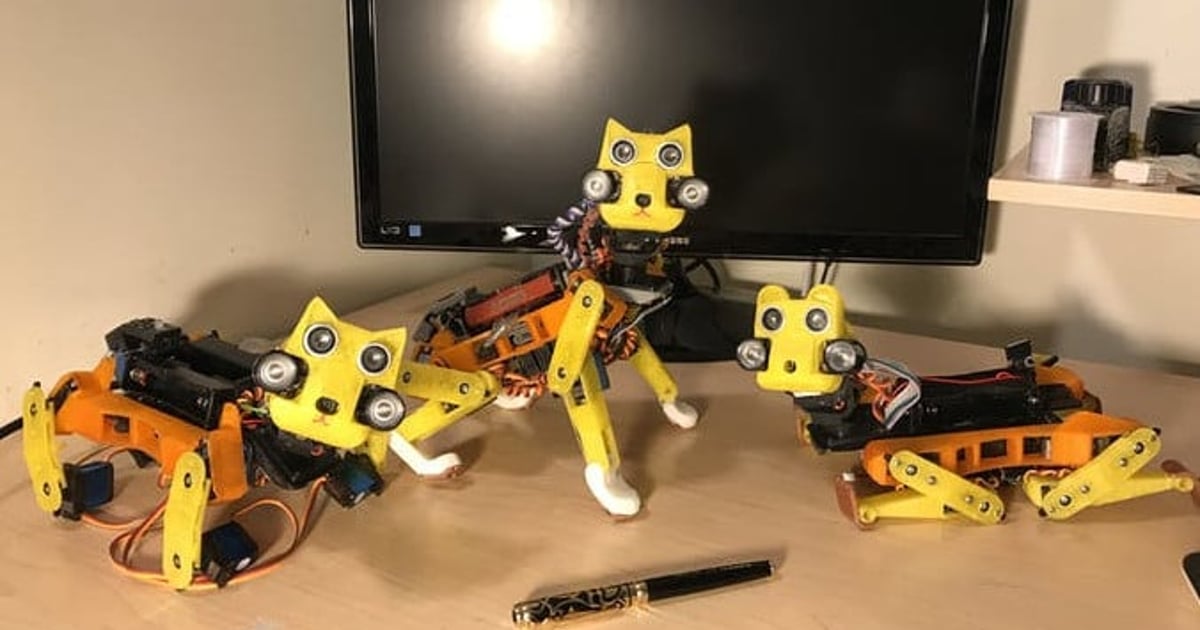 OpenCat: 3D Print Your Own Robotic Cat | All3DP