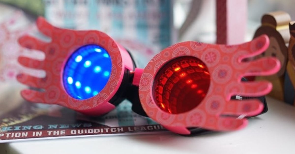 [Project] 3D Printed Harry Potter Spectrespecs with LED Lights | All3DP