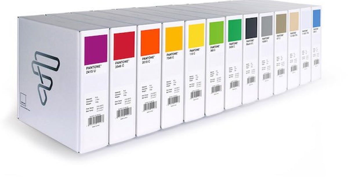 World's First Pantone Matching System 3D Filament Line Launched | All3DP