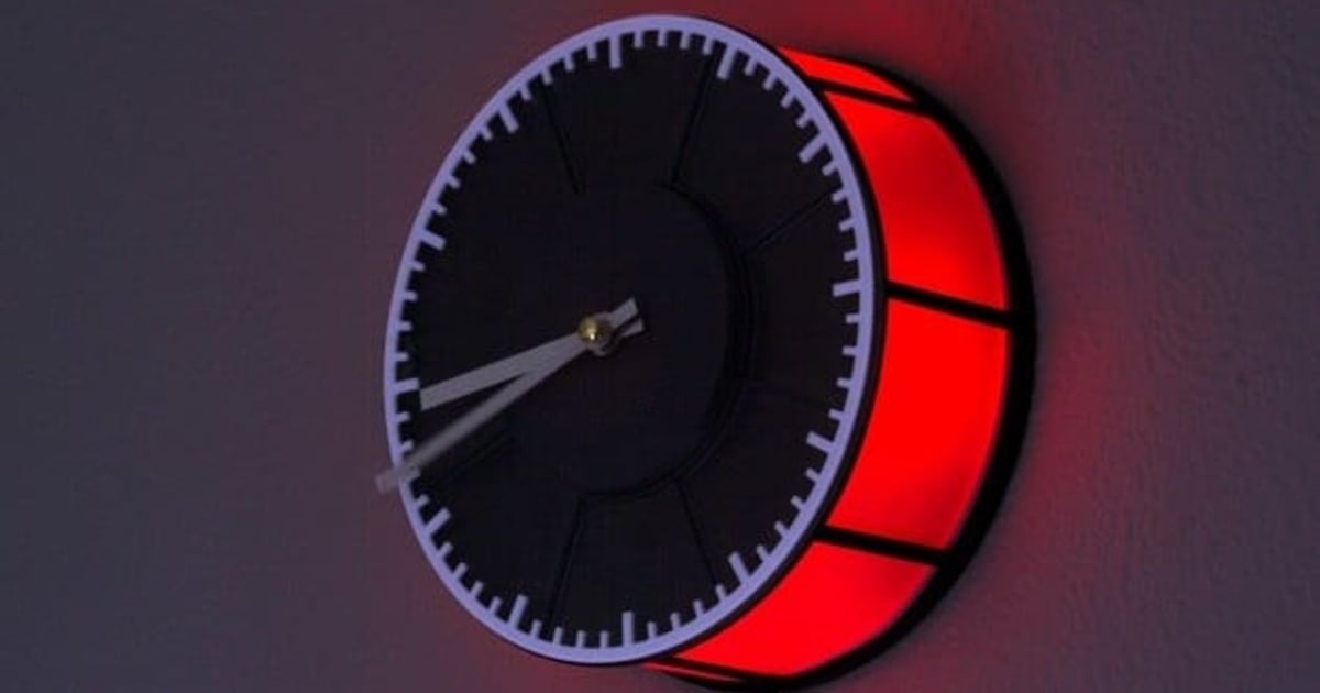 [Project] Turn Old Filament Spools into a 3D Printed Clock | All3DP