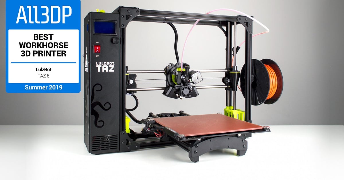 Lulzbot TAZ 6 Review: Great Workhorse 3D Printer | All3DP