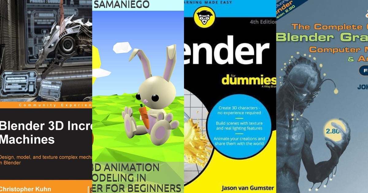Blender Books: An Overview | All3DP