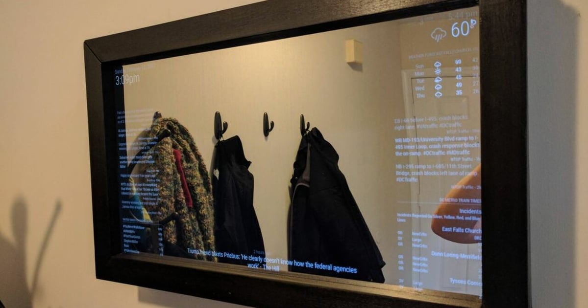 Raspberry Pi Smart Mirror: How to Make a Magic Mirror | All3DP