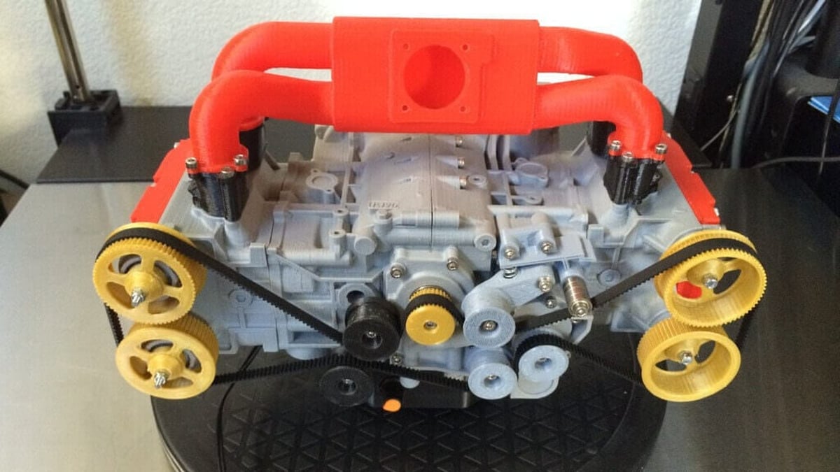 3D Printed Subaru Engine is Fully Functional | All3DP