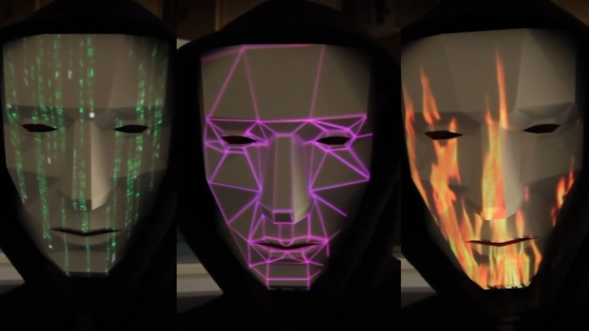 3D Printed Laser Projection Mask Lets You Be Anything | All3DP