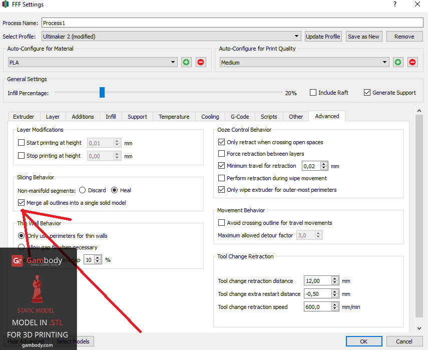 Simplify3D User Guidelines from Gambody | All3DP