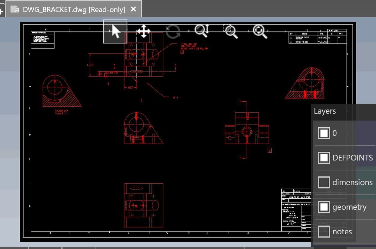 Open DWG Or DXF In AutoCAD Appears As 3D View When Output 52 OFF