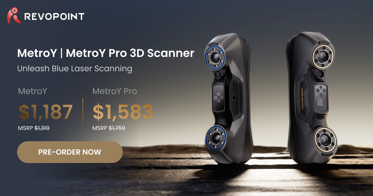 INSPIRE 2, MetroY & MetroY Pro Herald Next Generation of Revopoint 3D Scanners | All3DP Pro