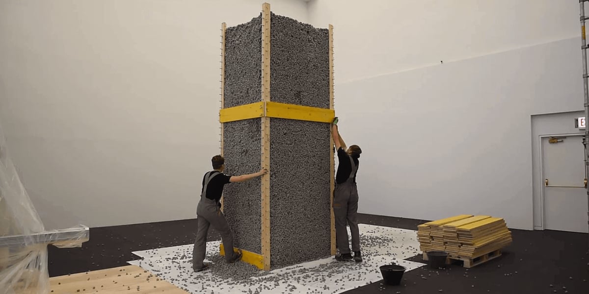 Rock Print is a Zero Waste 3D Printed Structure (Made With Rocks) | All3DP