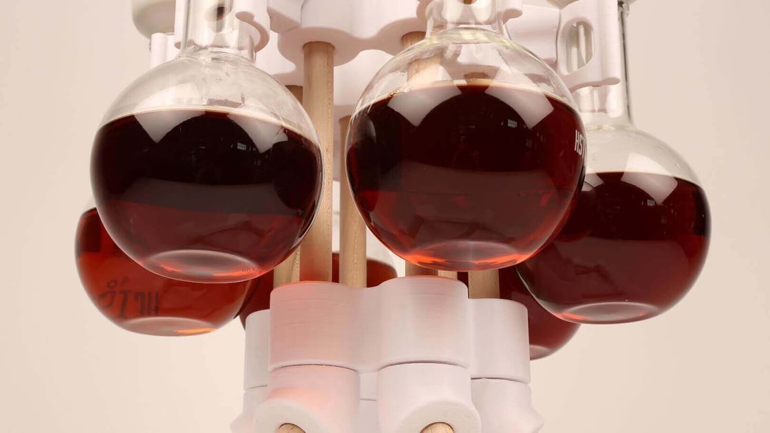 3D Printed Six Flask Cold Coffee Brewer | All3DP