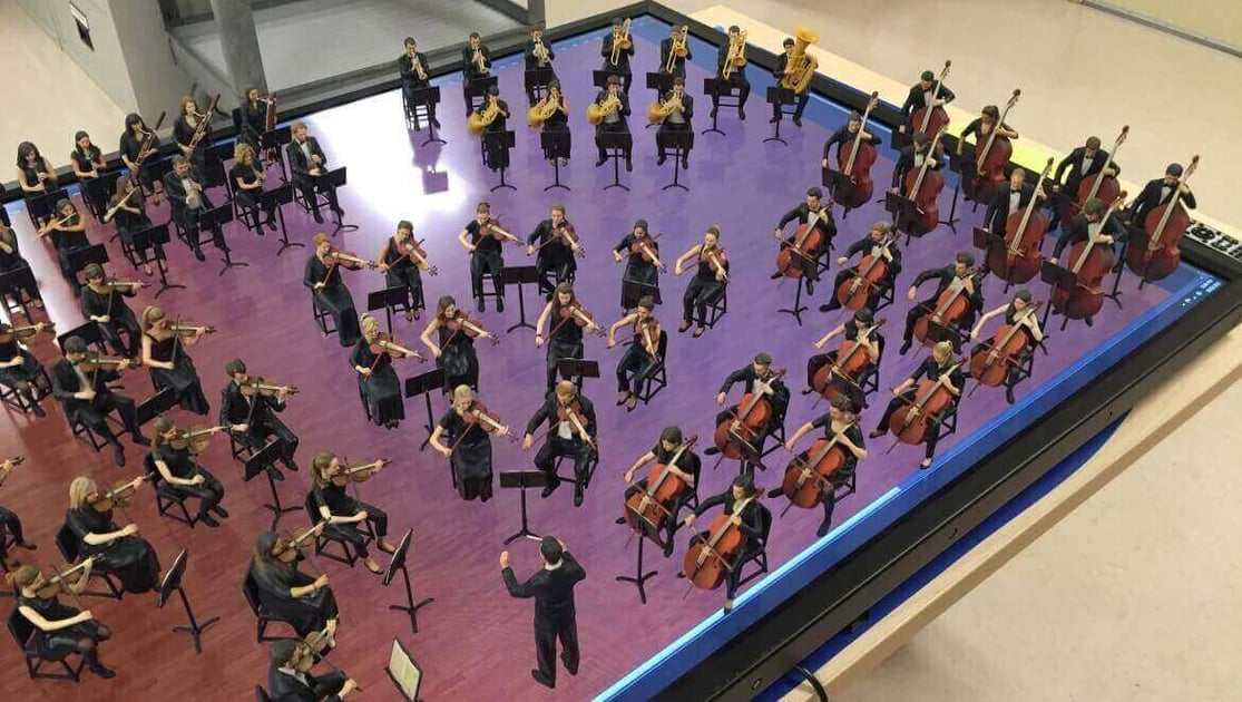 Entire Symphony Orchestra 3D Printed in Miniature | All3DP