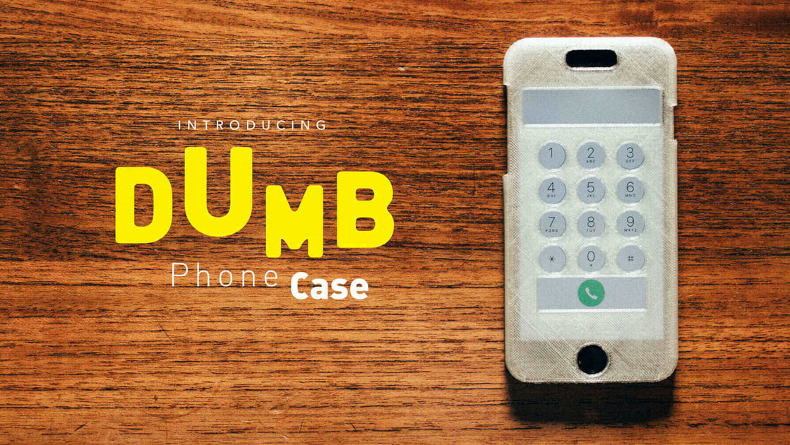 3D Printed Dumbphone Case Makes Your Smartphone... Better! | All3DP