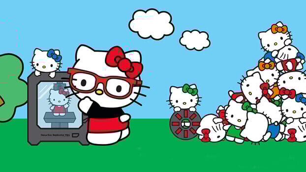 New Hello Kitty 3D Printed Concept Store Opens | All3DP