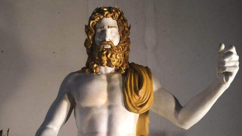 Ancient Statue of Zeus Resurrected for Olympics with 3D printing | All3DP