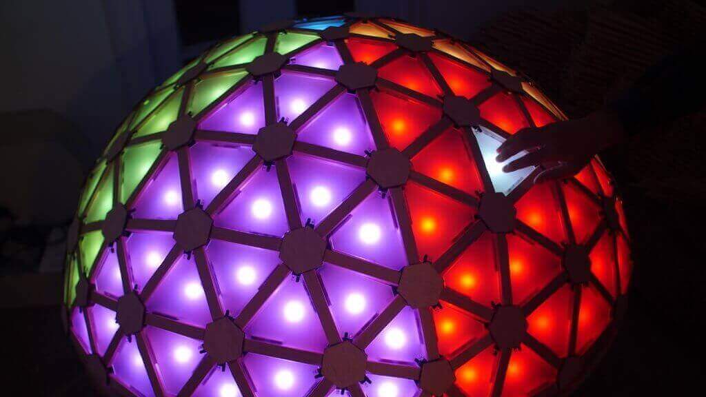 This Interactive Geodesic LED Dome is Crazy Hypnotic | All3DP