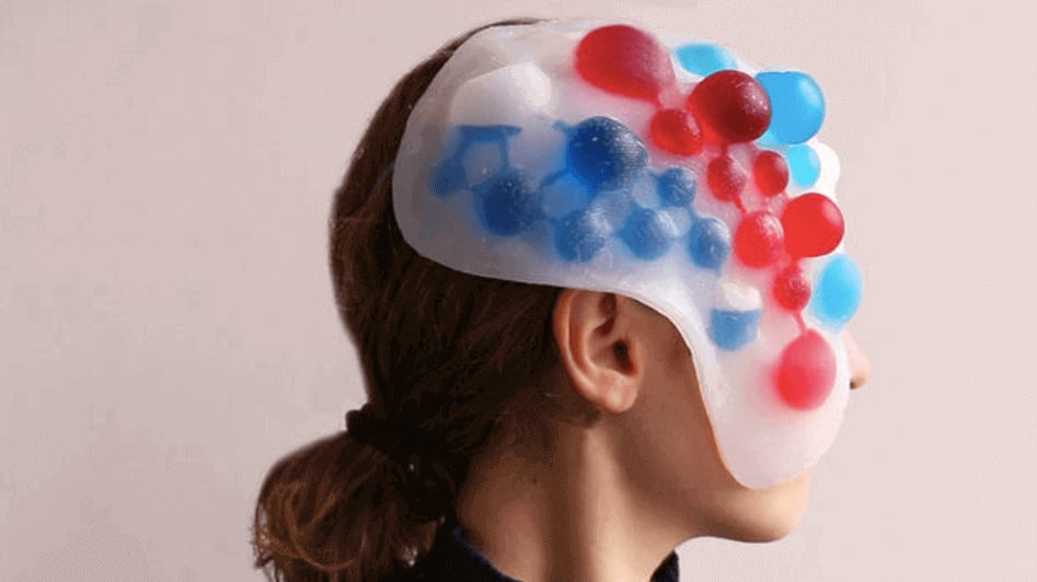 3D Printed Mask Changes Color According to How You're Feeling | All3DP