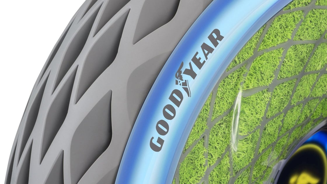 Goodyear Creates Oxygene 3D Printed Concept Tire to Improve Air Quality ...