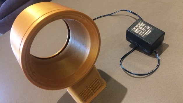 [Project] Cool Down With This 3D Printed Bladeless Desk Fan | All3DP