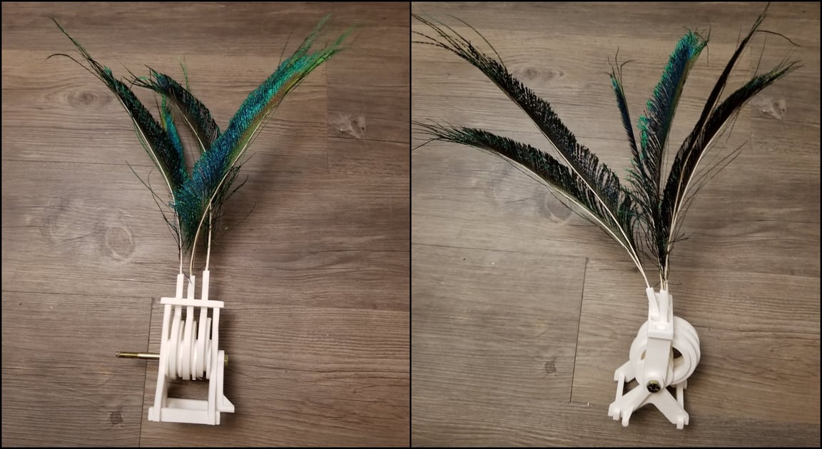 [Project] All3DP Takes on a 3D Printed Feather Automaton Mechanism | All3DP