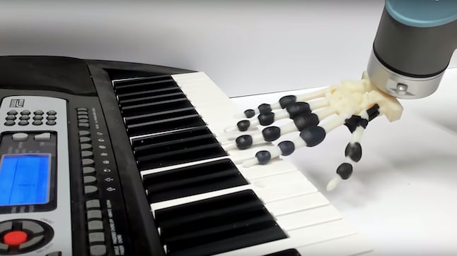 Cambridge Researchers 3D Print Piano-Playing Robotic Hand | All3DP