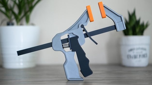 [Project] 3D Printed Quick-Grip Trigger Clamp | All3DP