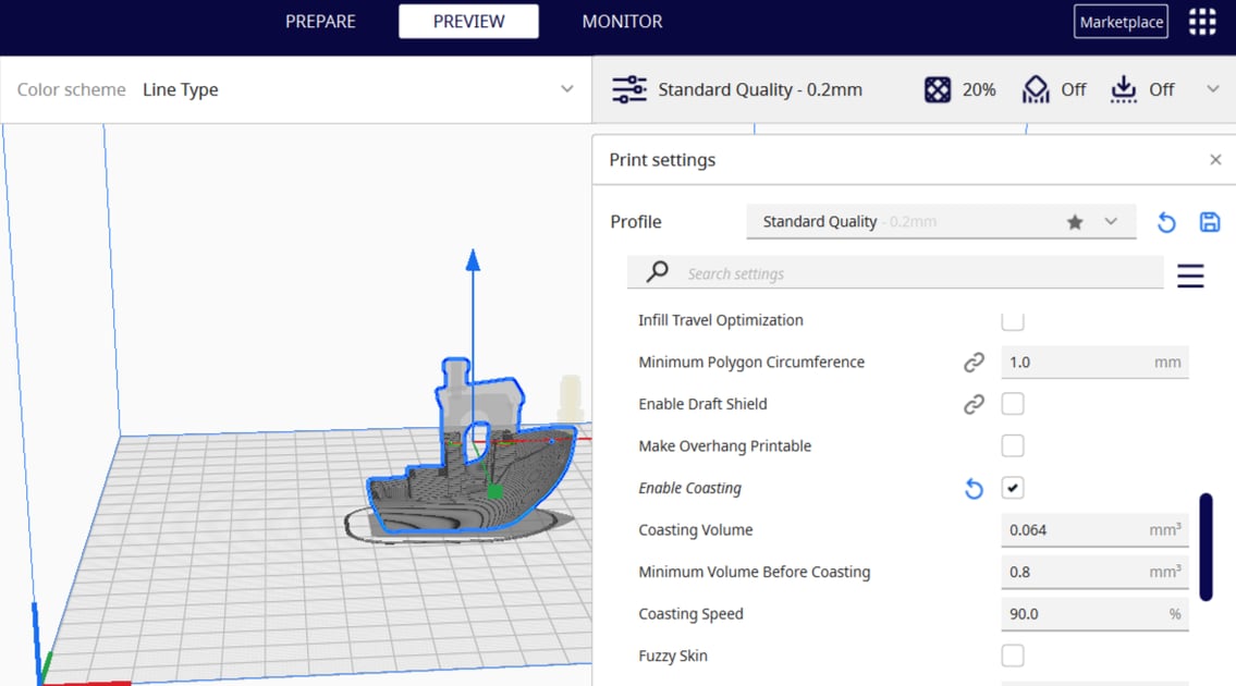 Cura Coasting Settings: Simply Explained | All3DP Cura Coasting Settings: Simply Explained | All3DP
