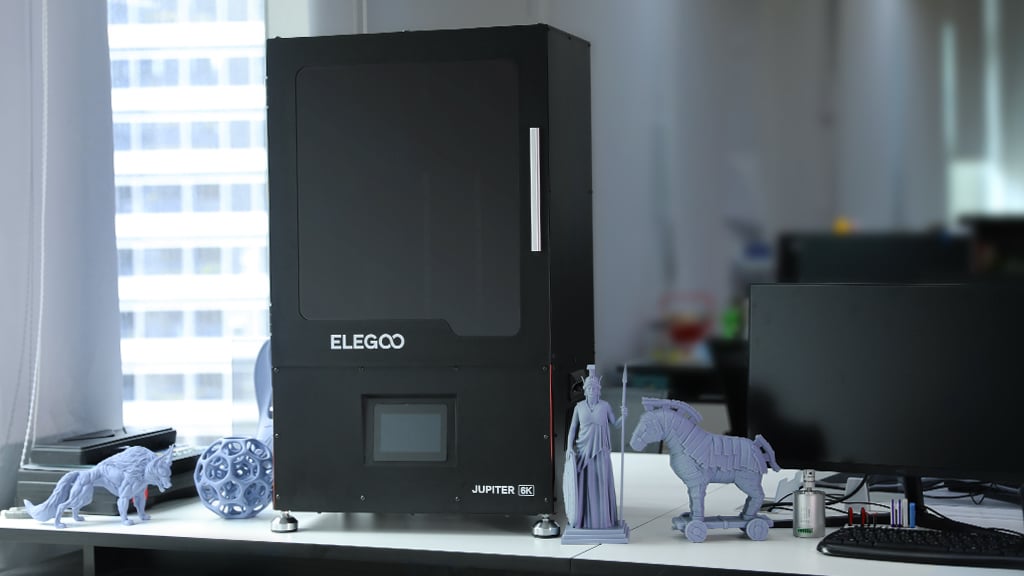 Elegoo Jupiter: New Large-Scale LCD 3D Printer Available on Kickstarter ...