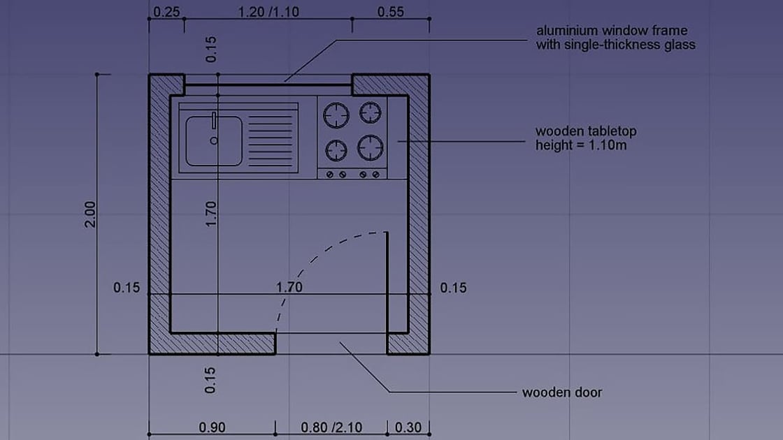 freecad radius corner