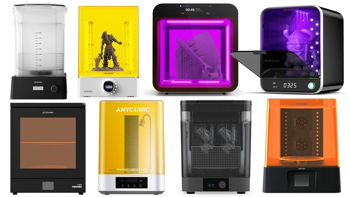 Resin 3D Printing Made Clean & Easy: Buyers' Guide to Washing & Curing ...