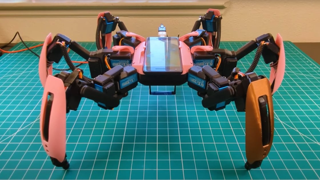 3D Print This Android-Powered Hexapod at Home | All3DP