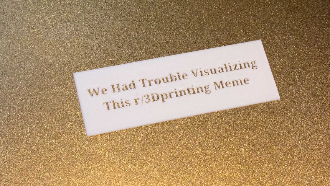 We Had Trouble Visualizing This r/3Dprinting Meme | All3DP