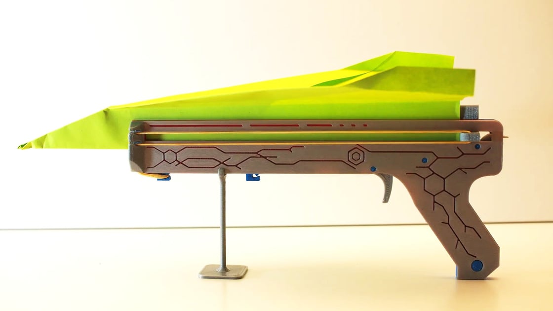 All3DP Unwrapped: Paper Plane Launcher | All3DP