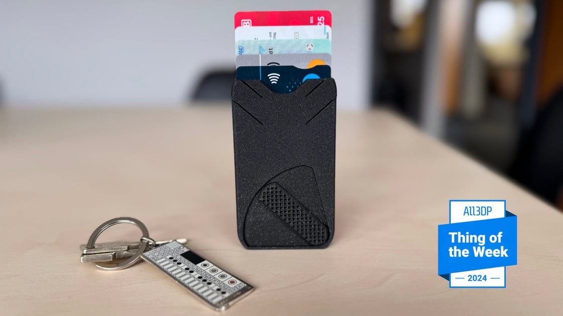 3D Print Your Sleek, Minimalist Cascading Card Wallet | All3DP