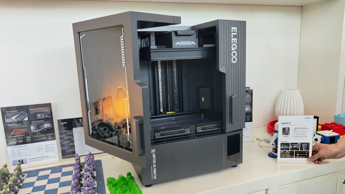 Elegoo Showed off Its Refined Large-Format Resin 3D Printer, the ...