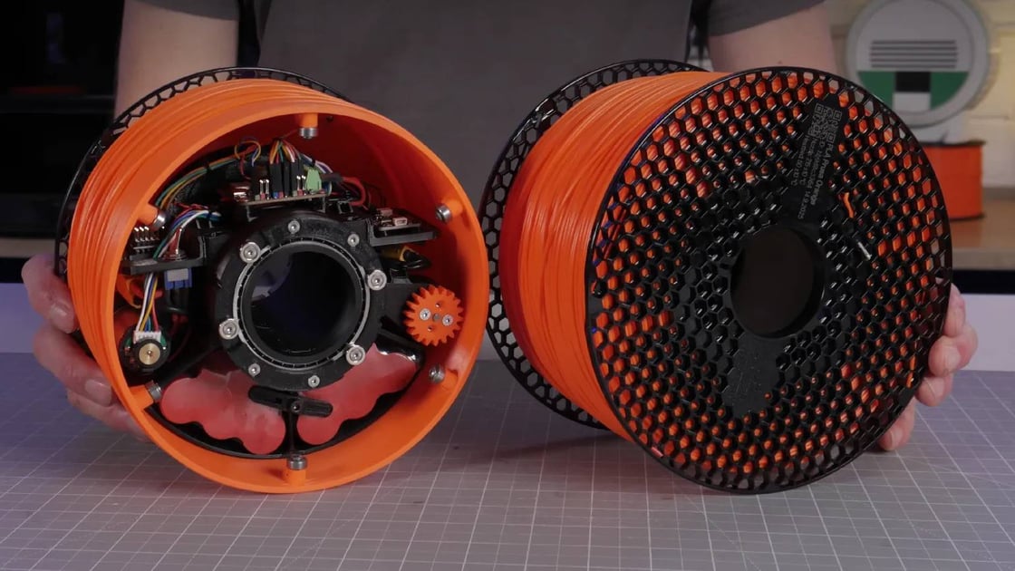 Filament Spool Comes to Life in Inventive Build by Matt Denton | All3DP