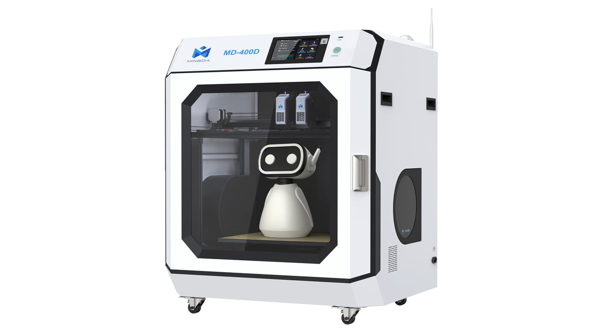 With IDEX and High-Speed Printing, MD-400D 3D Printer Aims to Top the 3D Printing Market (Ad ...