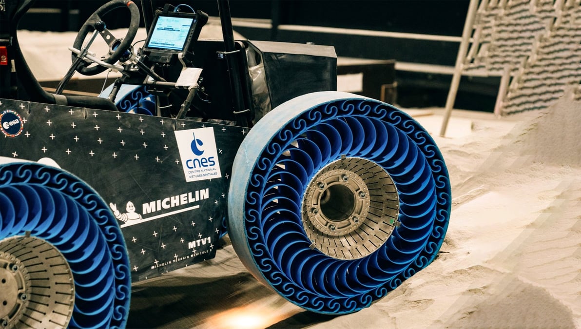 mars rover wheels material