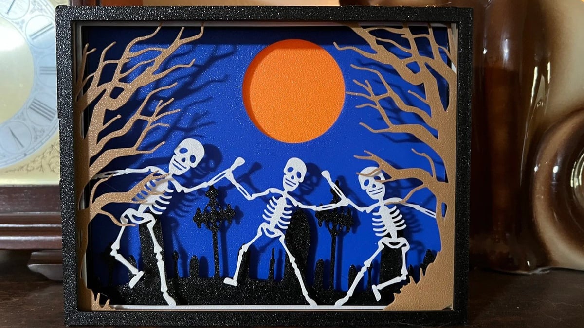 cool skeleton artwork