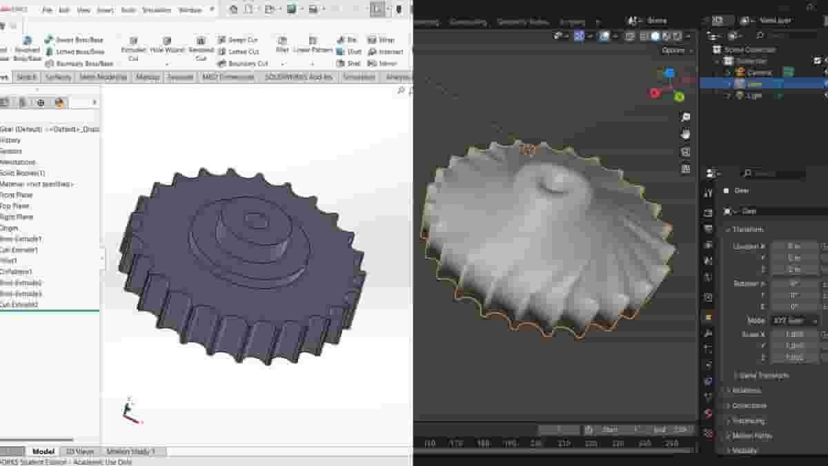 SolidWorks to Blender: How to Import SLDPRT Models | All3DP