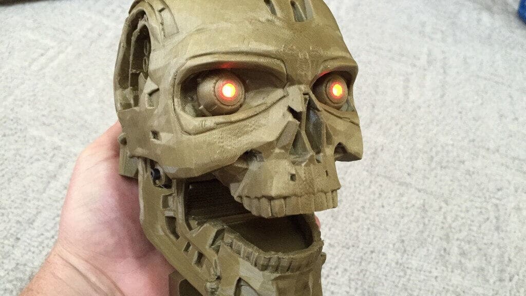 Terminator Skull: 3D Print The Coolest Robot Skull | All3DP