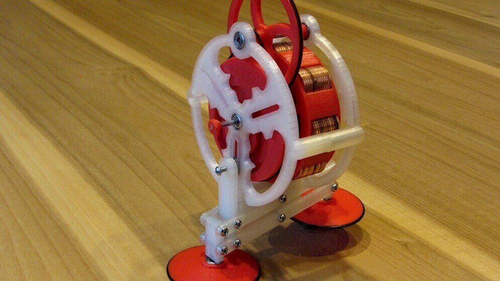 3D Printed Walking Gyroscope Modeled on Lapsed Patent | All3DP